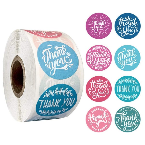 Thank You Stickers - Etsy