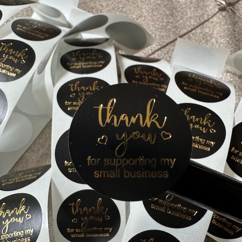 Thank You Stickers - Etsy