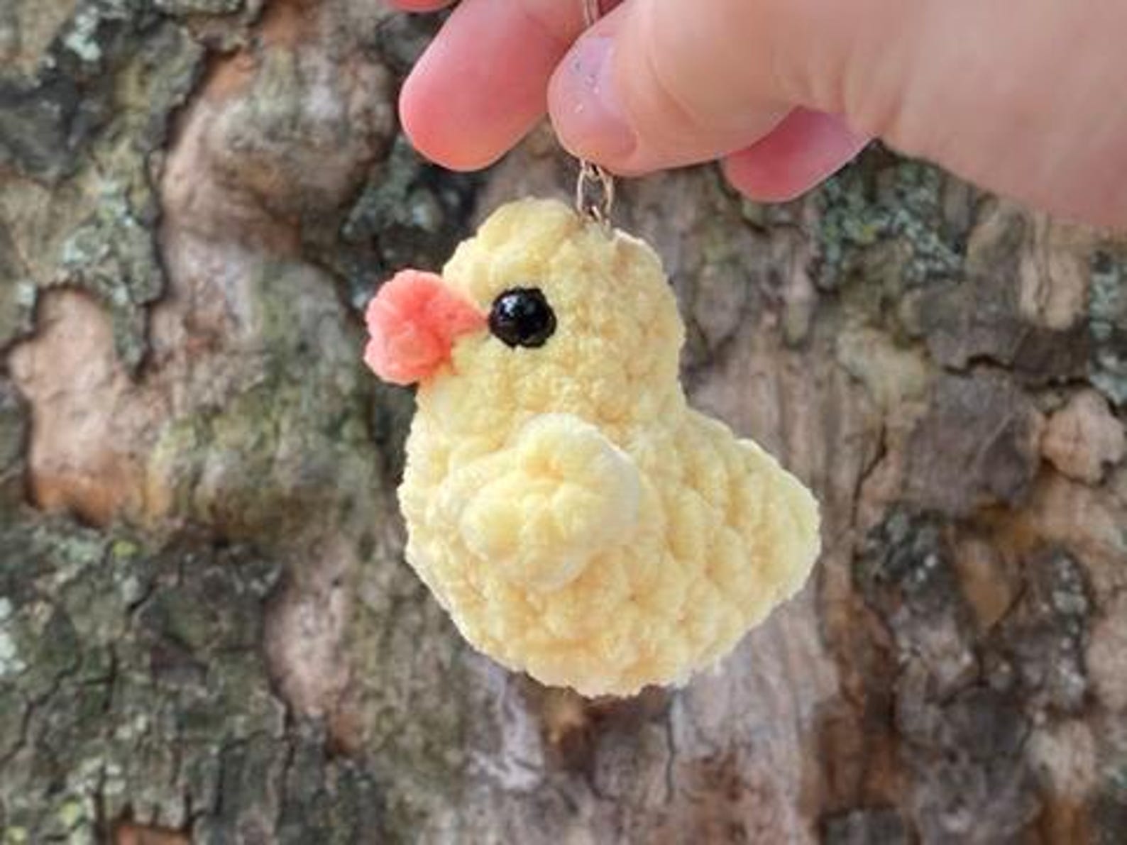 Handmade Crochet Bird Keychain: Custom Colors Available - Etsy