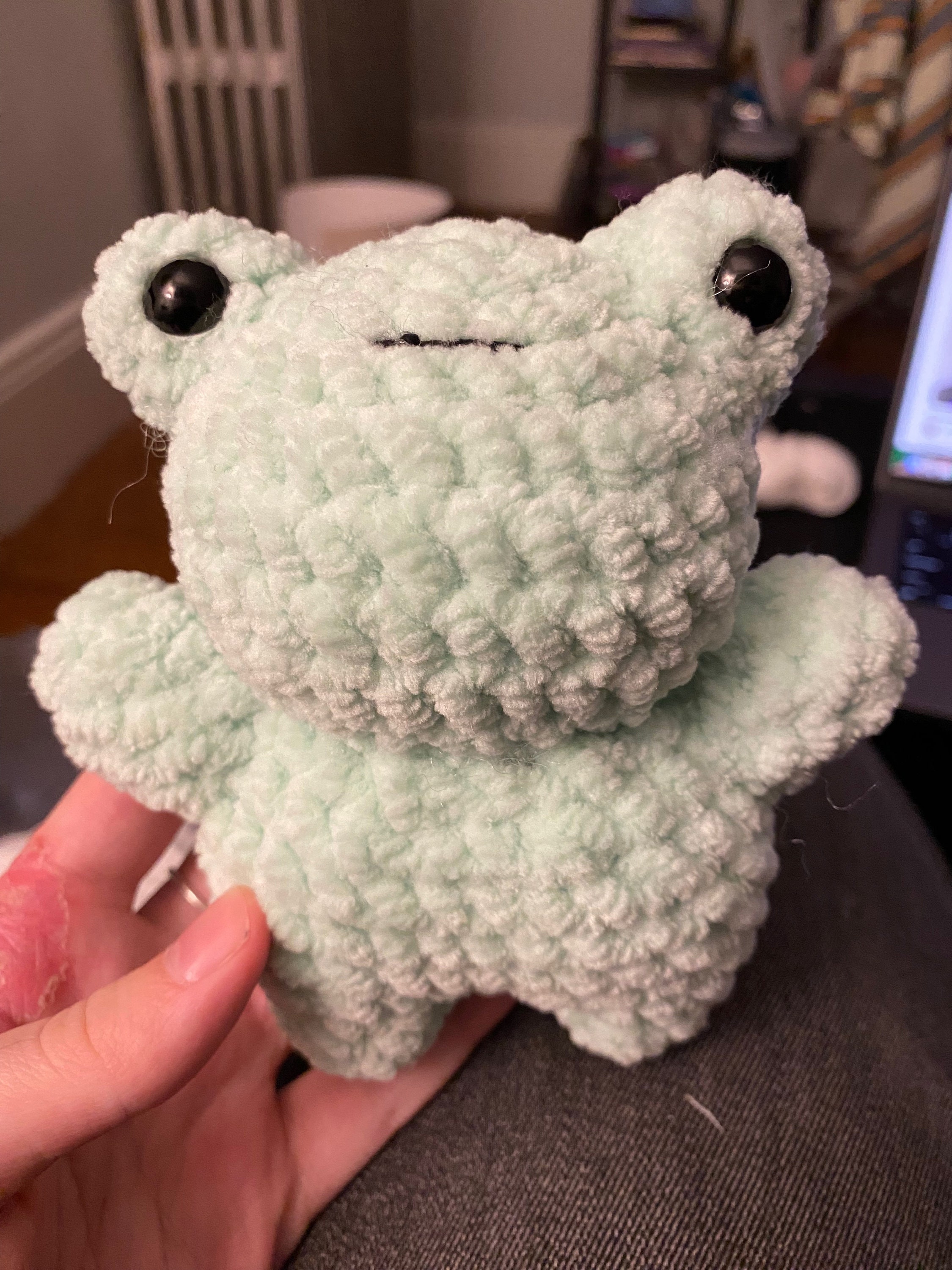 Jeremiah the Frog Plushie Cute Customizable Amigurumi Crochet Plush ...
