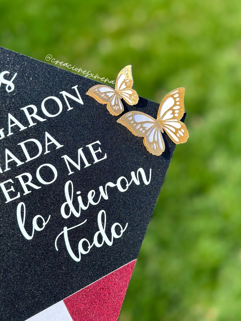 Mexican Grad Cap Topper- Class of 2025, Mexico Flag Grad Cap ...