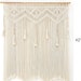 Mkono Macrame Woven Handmade Curtain Window Blind Door Curtain Boho ...