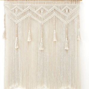Mkono Macrame Woven Handmade Curtain Window Blind Door Curtain Boho ...
