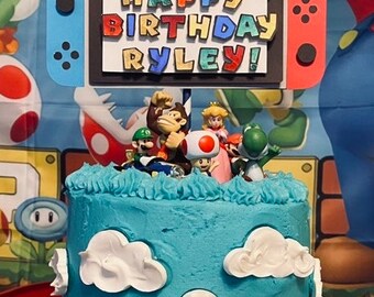 Nintendo Cake Topper - Etsy