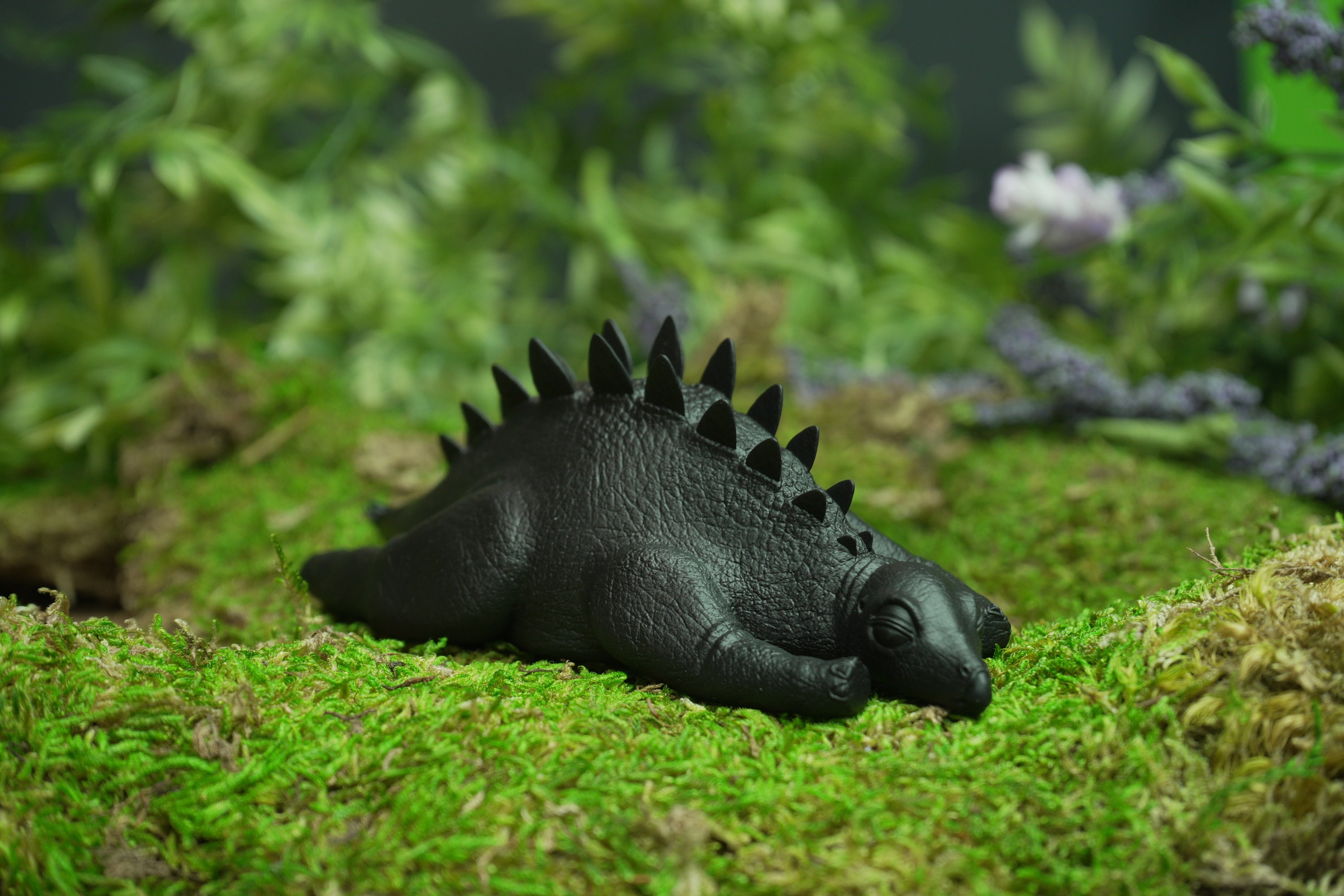 Baby Stegosaurus Baby Dinosaur Desk Pet Figure 3D Model - Etsy