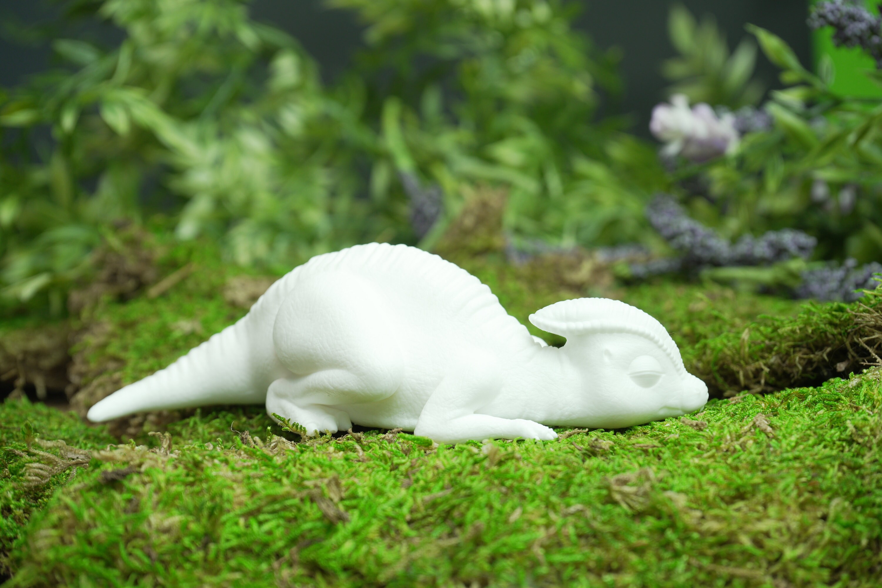 Baby Parasaur Cast Baby Dinosaur Desk Pet Figure 3D - Etsy