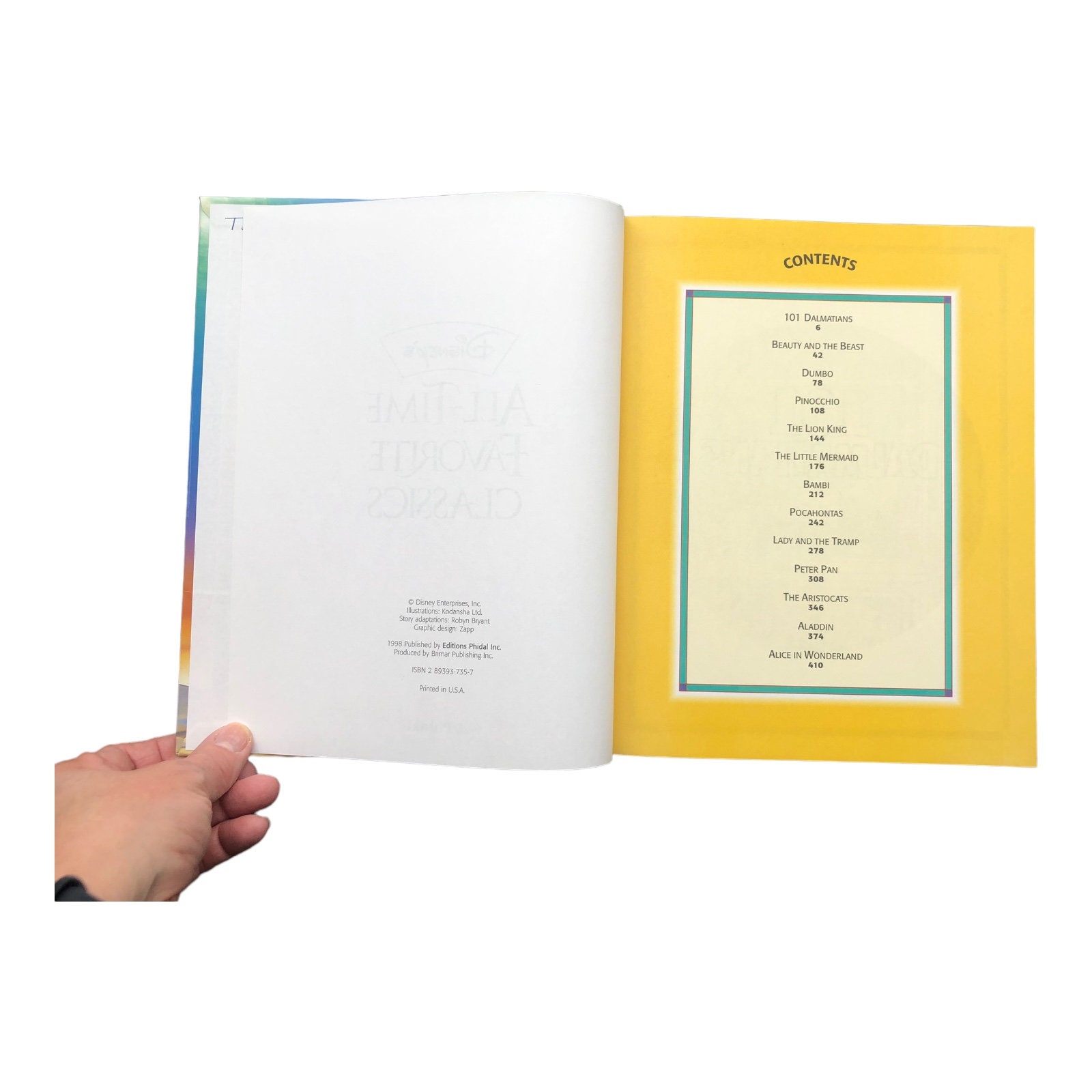 Disney's All-time Favorite Classics Beauty and the Beast the Little Mermaid Bambi Dumbo Children ...