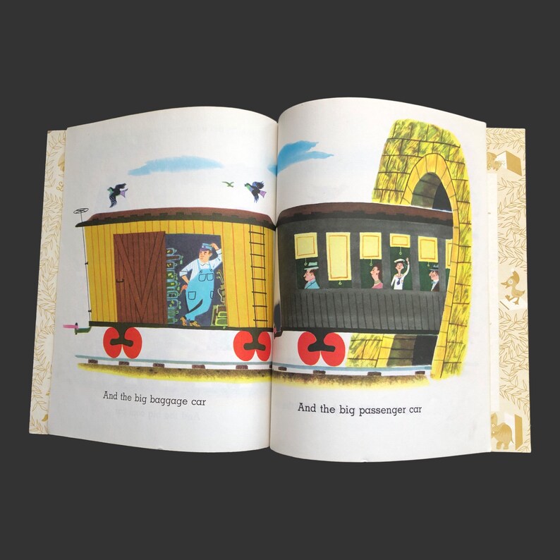 Train Themed Little Golden Books the Little Red Caboose Tootle the ...