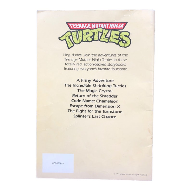 Teenage Mutant Ninja Turtles the Fight for the Turnstone A Storybook ...