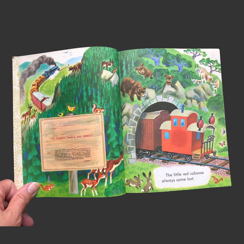 Train Themed Little Golden Books the Little Red Caboose Tootle the ...