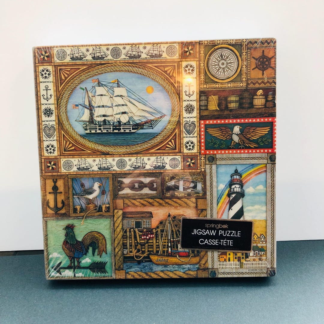 Springbok Maritime Mosaic 500 Piece Jigsaw Puzzle Nautical Ships ...