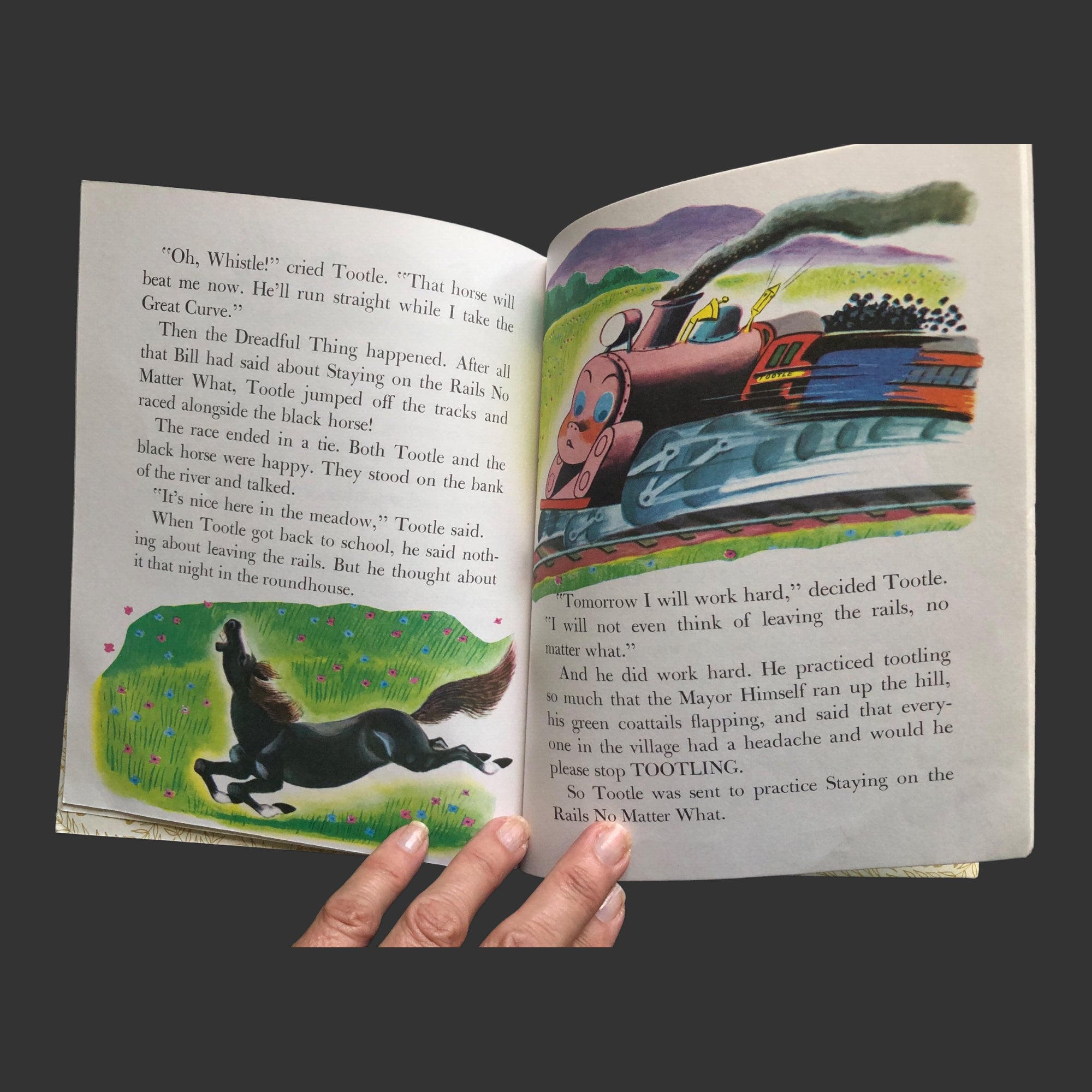 Train Themed Little Golden Books the Little Red Caboose Tootle the ...