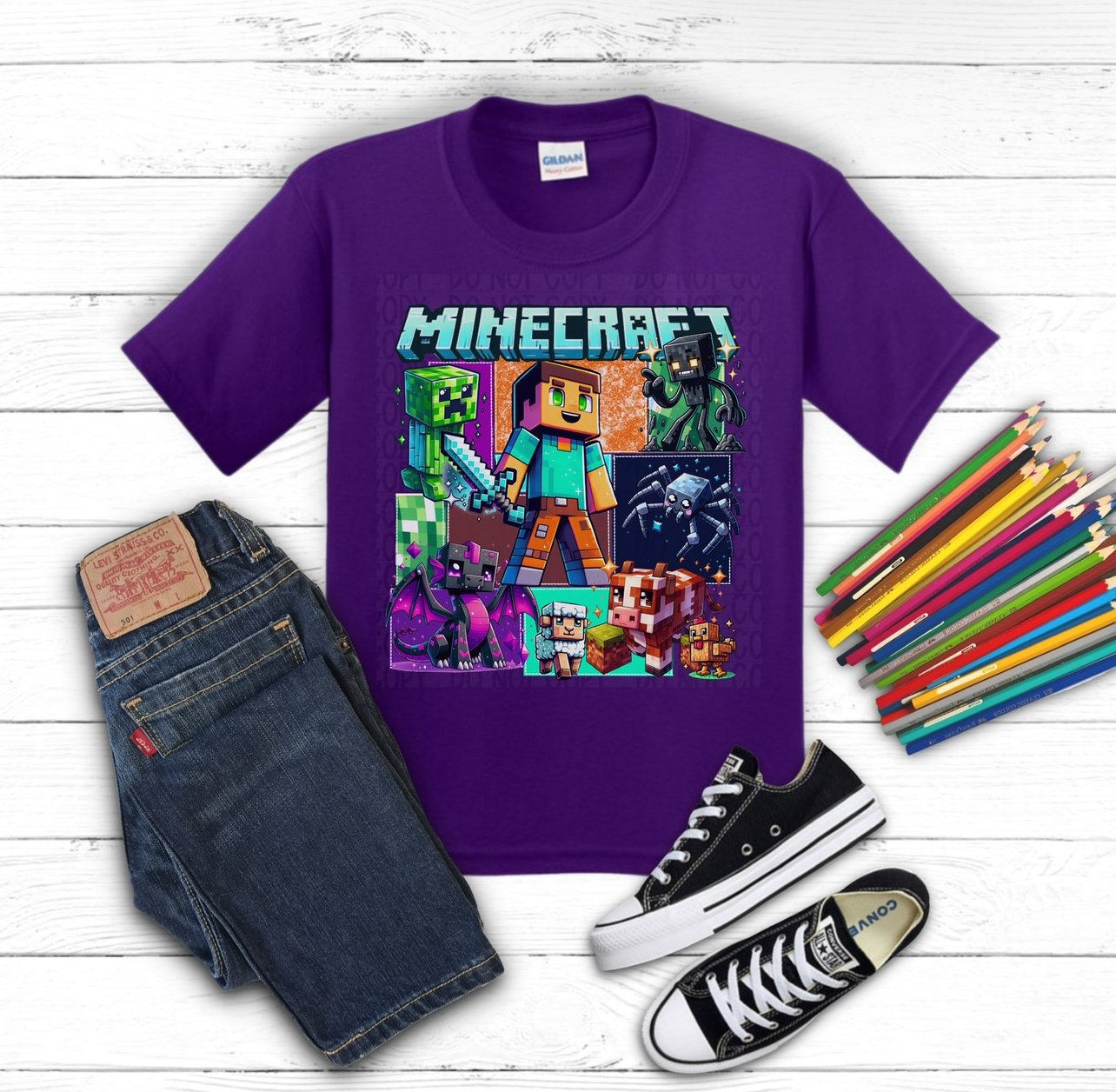 Minecraft Youth Shirt Kids Gaming Great for Gifting - Etsy