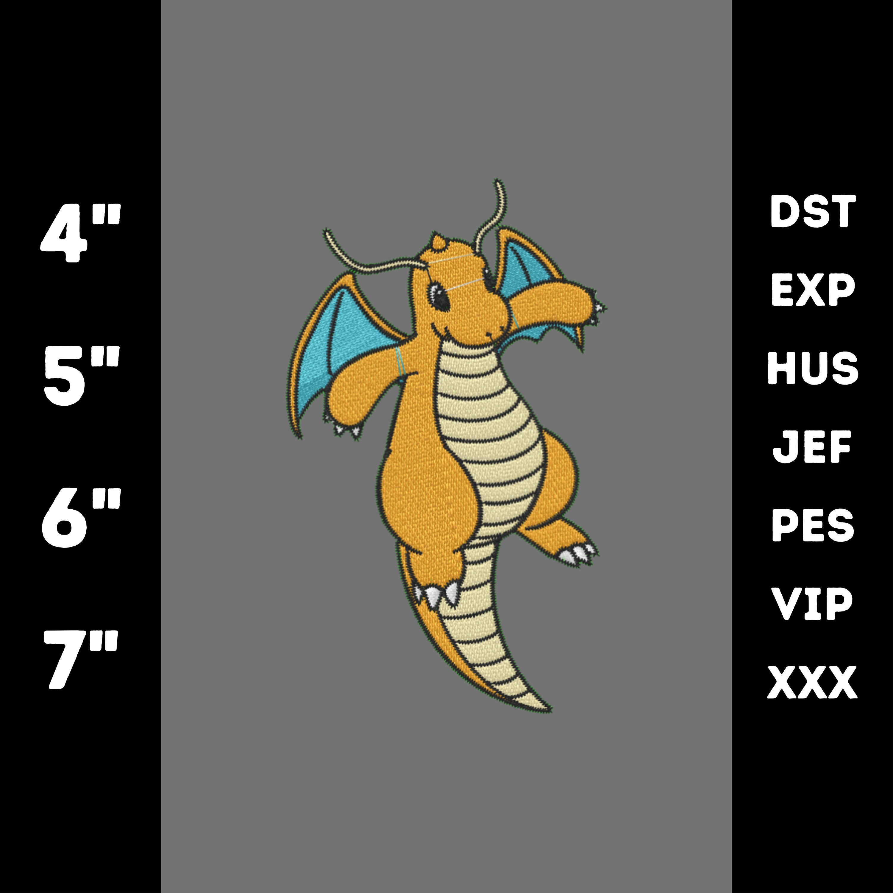 Pokemon Papercraft Templates Dragonite