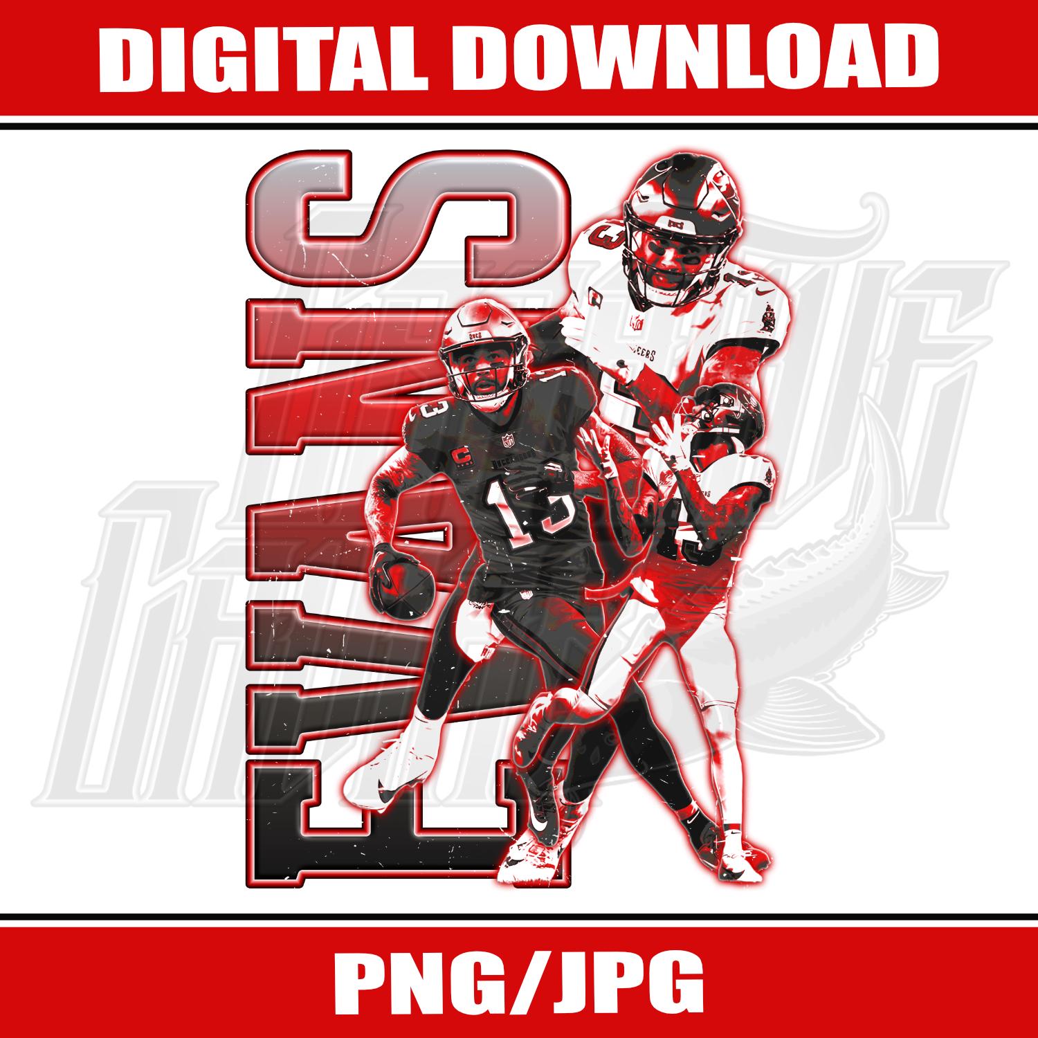 Mike Evans Design, Digital File, PNG, JPG - Etsy