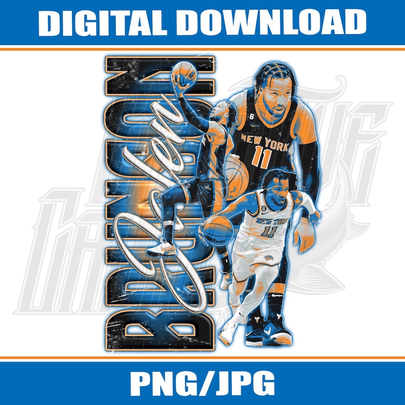 Jalen Brunson Design, Digital File, PNG, JPG - Etsy