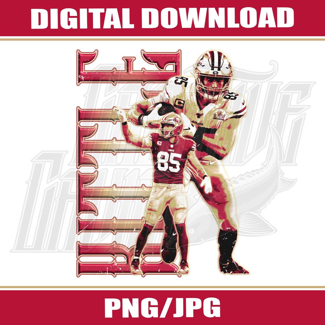 George Kittle Design, Digital File, PNG, JPG - Etsy