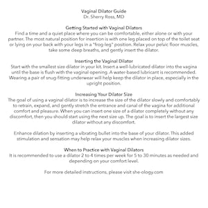 Wearable Advanced Vaginal Dilators - Etsy