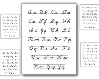 Homeschool Alphabet Chart - Etsy