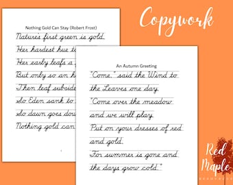 Cursive Copywork: Bible Packet 2 // Charlotte Mason // Logic of English ...