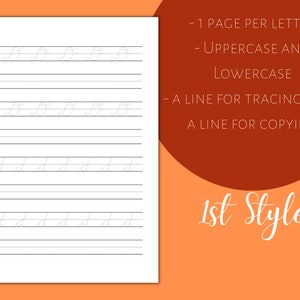 Cursive Handwriting Letter Practice // Logic of English (LOE) Font // 3 ...