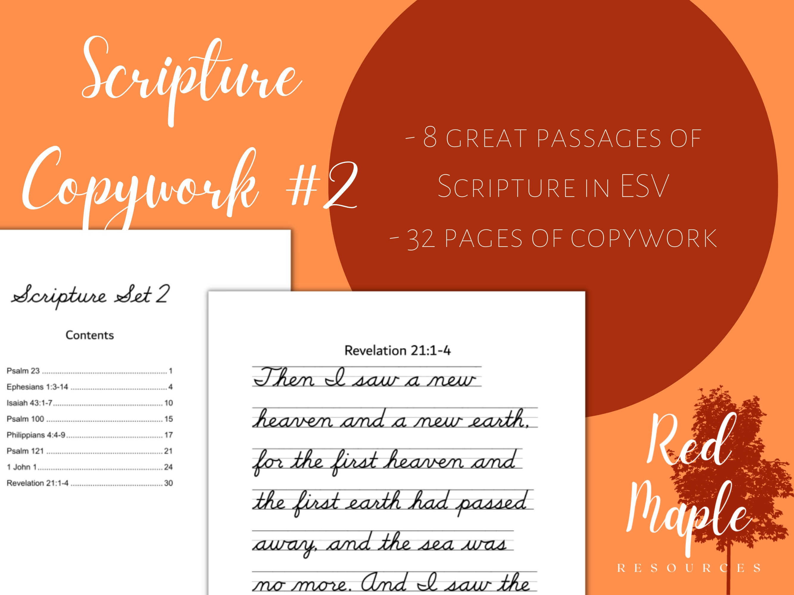 Cursive Copywork: Bible Packet #2 // Charlotte Mason // Logic of ...