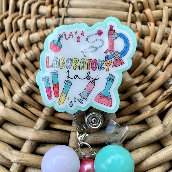 Laboratory Badge Reel - Etsy