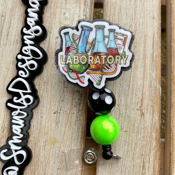 Laboratory Badge Reel - Etsy