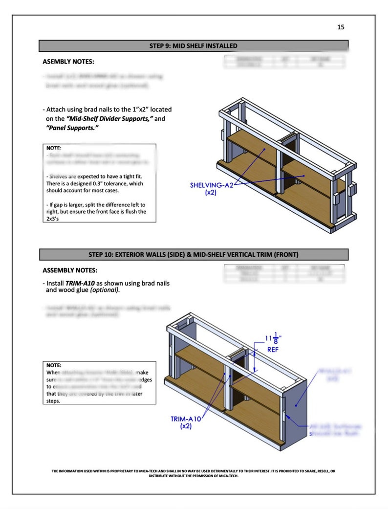 DIY - TV Stand Construction Manual, Digital Download | Barn Door Media ...