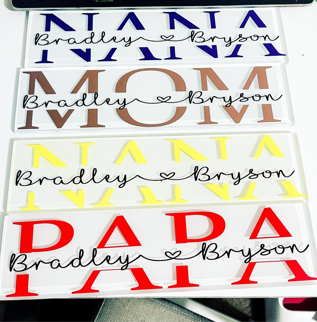 Custom Made Name Tiles - Etsy