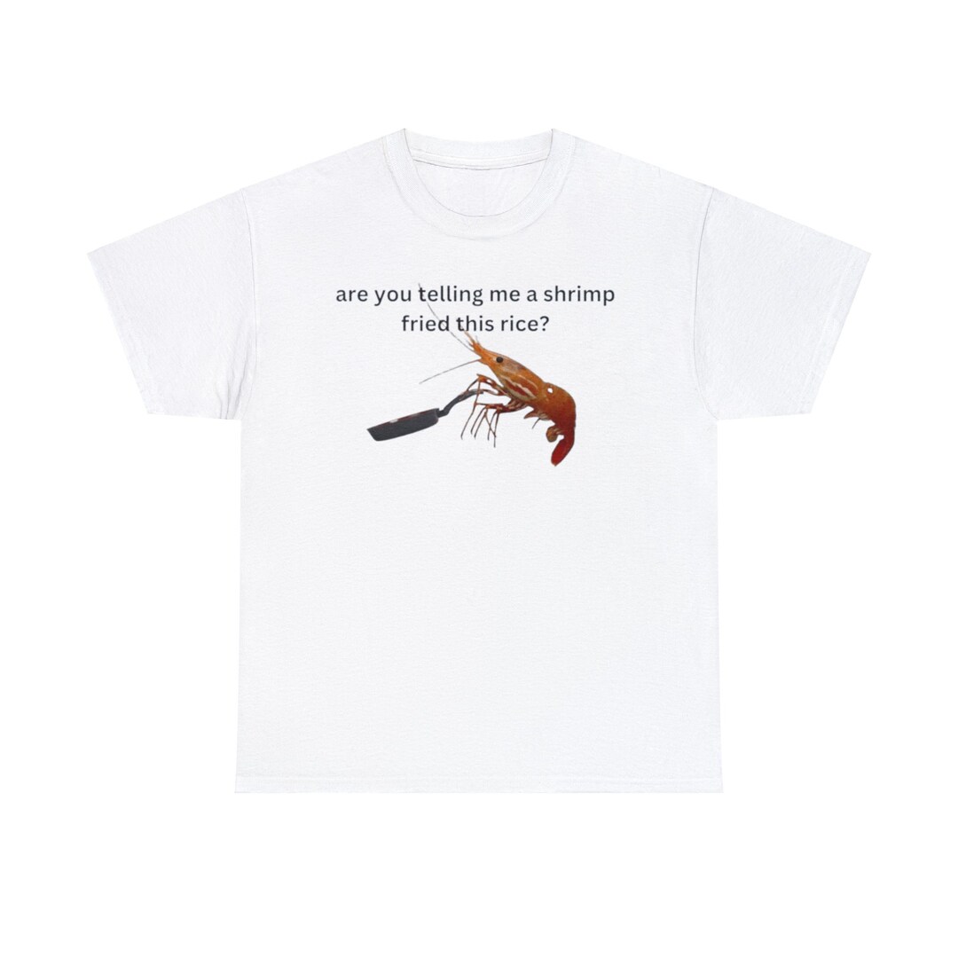 Are You Telling Me a Shrimp Fried This Rice Tee - Funny Unisex Shirt ...