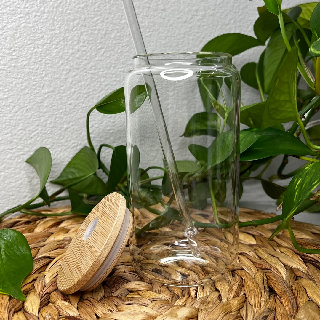 Clear Can Glass | Aesthetic Cup | Iced Coffee Glass - Etsy