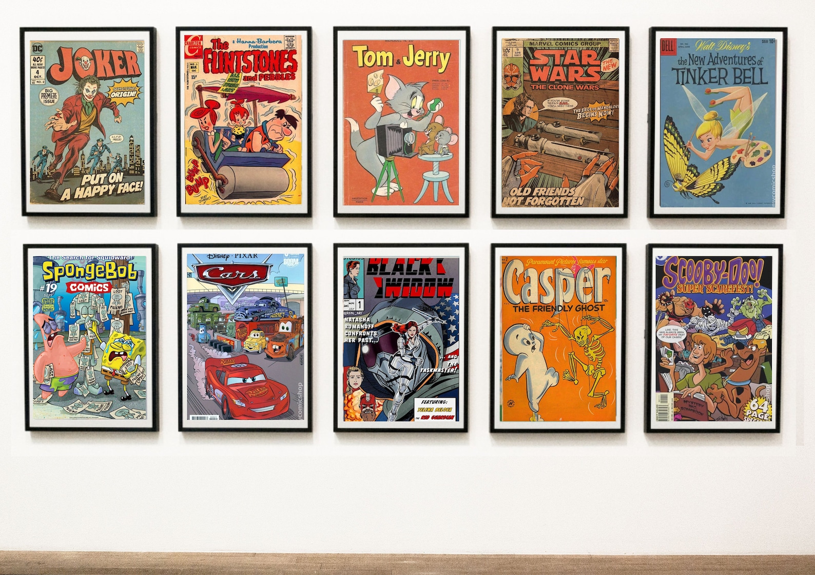 35 Vintage Comic Book Covers Posters Wall Decor Digital - Etsy