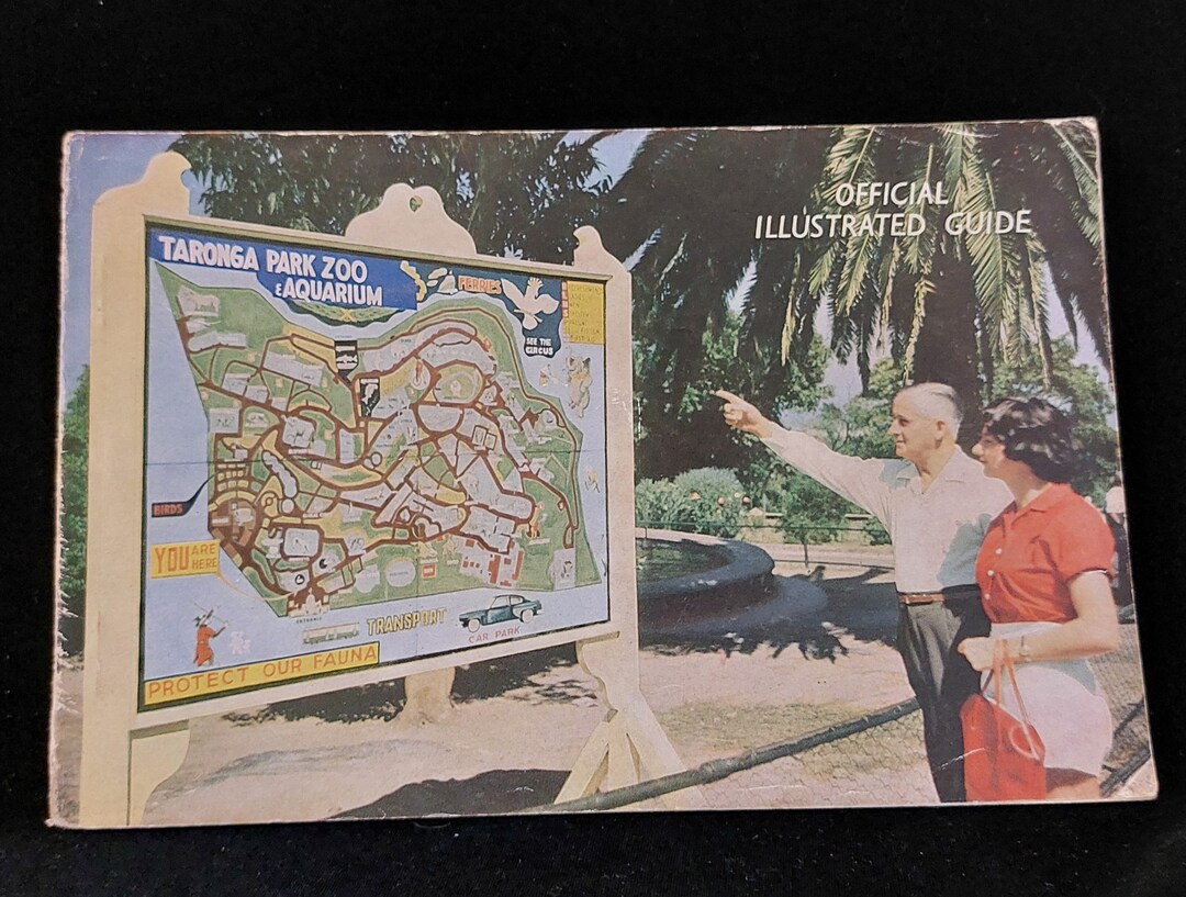 Taronga Zoo Official Illustrated Guide Australia's Best - Etsy