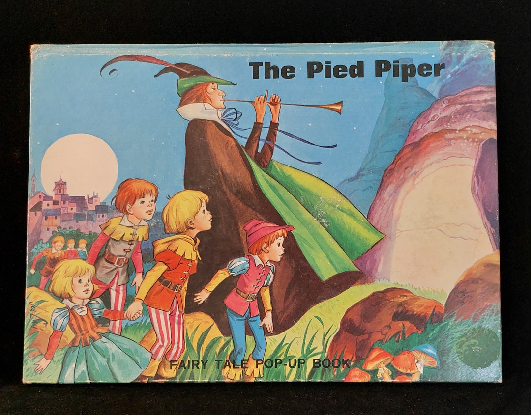The Pied Piper Pop up Book Made in Belgium Children's Book Fairy Tale ...