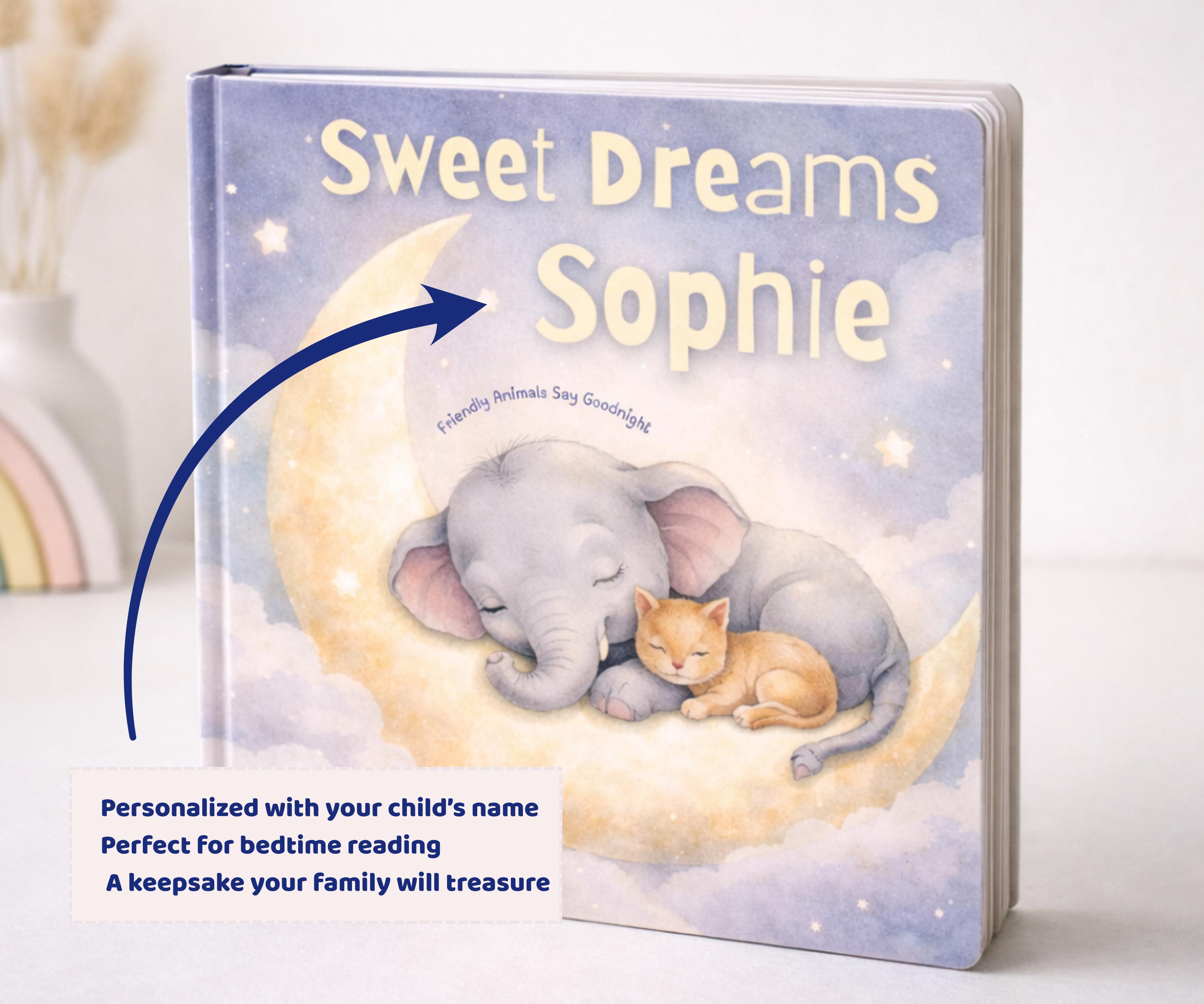 Personalized Baby Book With Name, First Birthday Gift for Kids, Custom ...