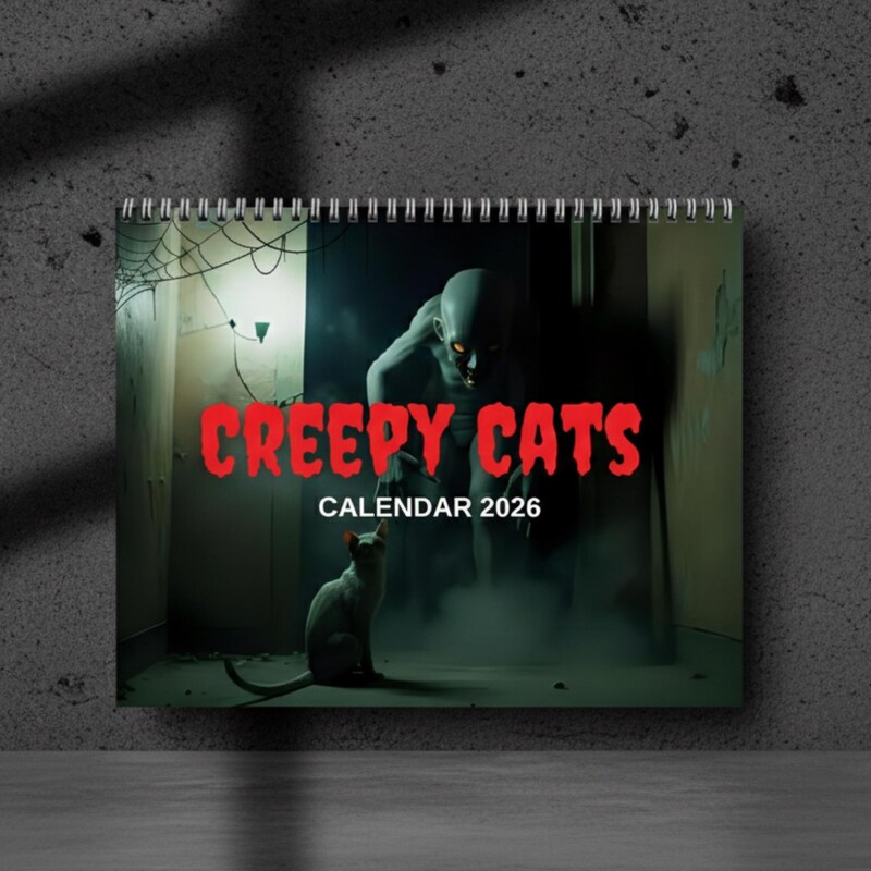 Horror Cat Calendar - Etsy