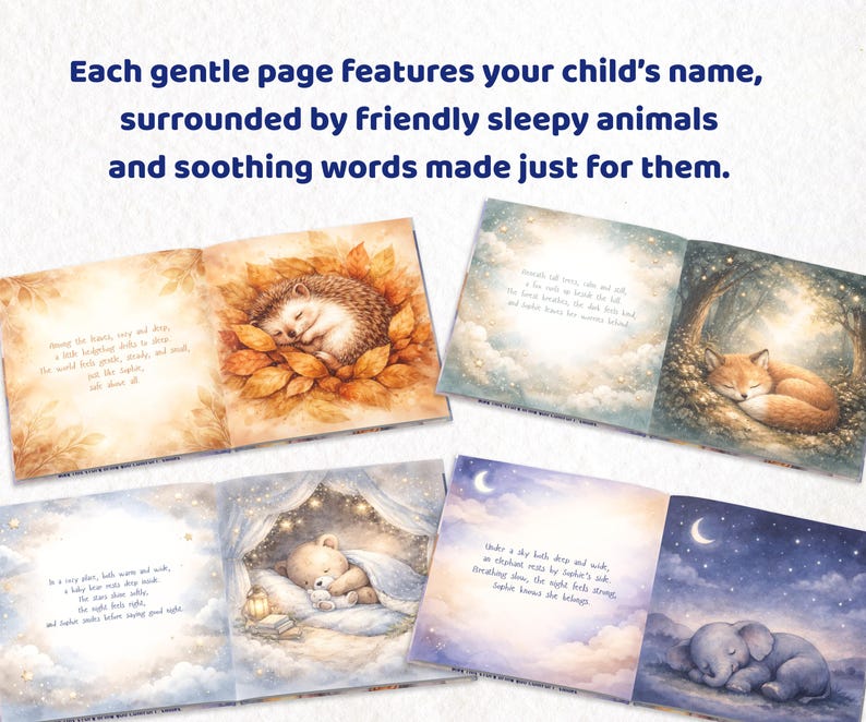 Personalized Baby Book With Name, First Birthday Gift for Kids, Custom ...