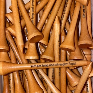 Personalized Golf Tees Laser Engraved Golf Tee Custom Golf Tees 3 Golf ...