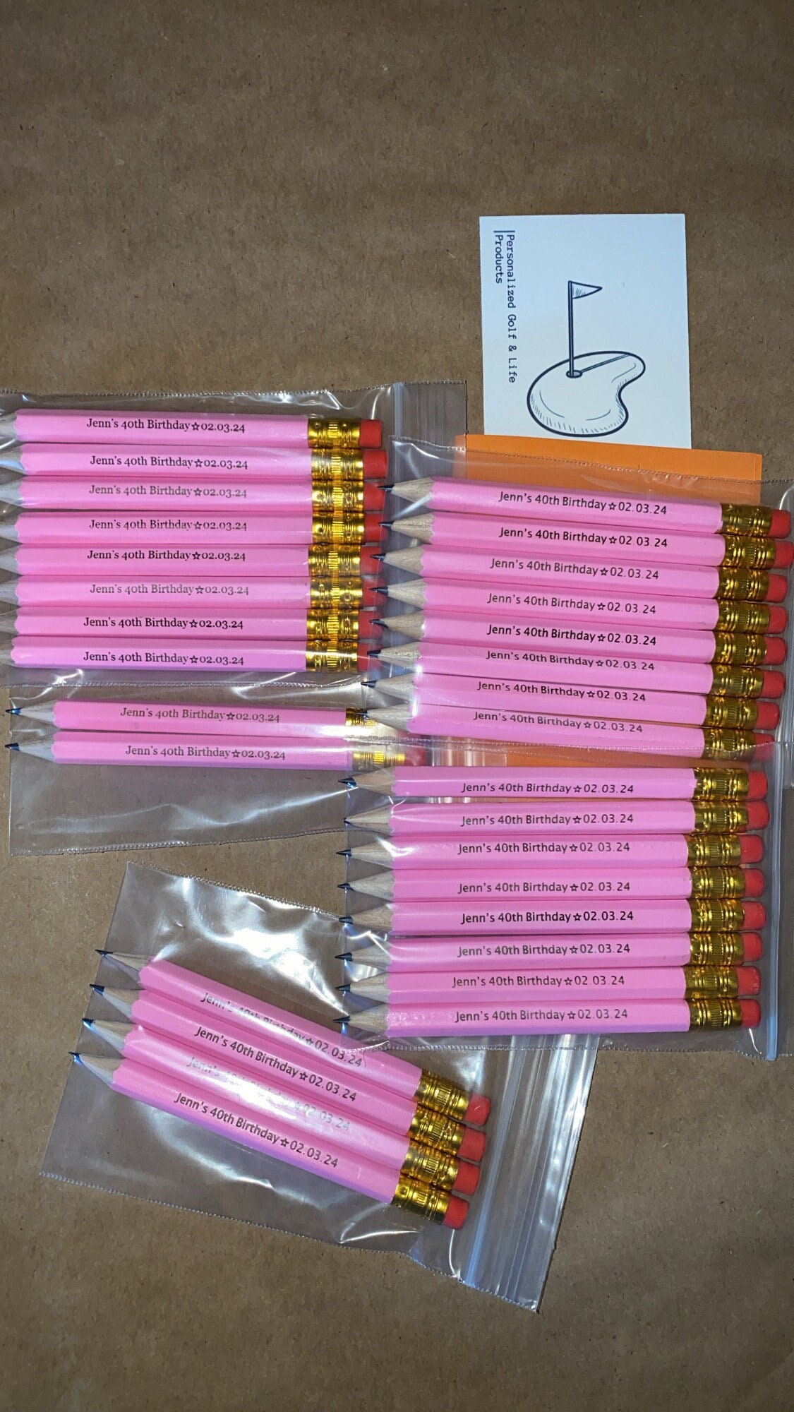 Mini Pencils Personalized Bridal Shower Pencils Baby Showe Wedding ...