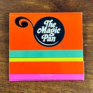 Vintage MAGIC PAN Matchbook Vintage Restaurant Matches Antique ...