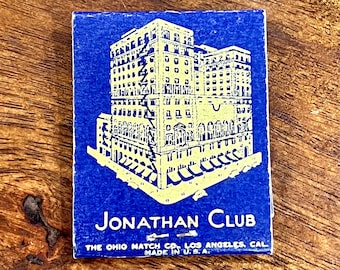 Vintage Jonathan Club Wooden Cigar Box - Etsy