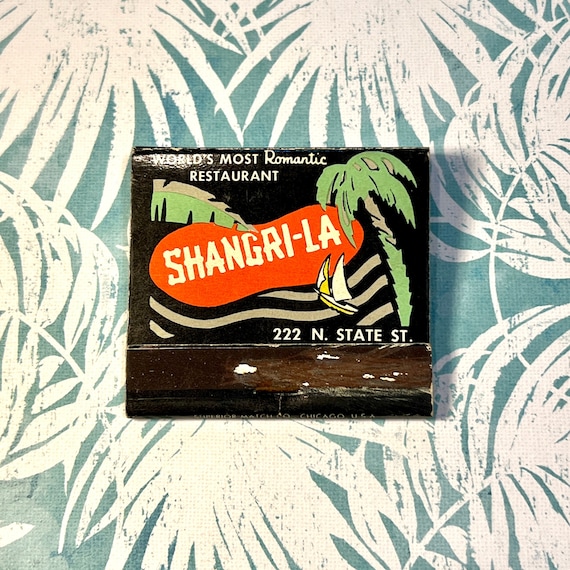 Vintage Tiki Bar Matchbook empty Vintage Restaurant - Etsy