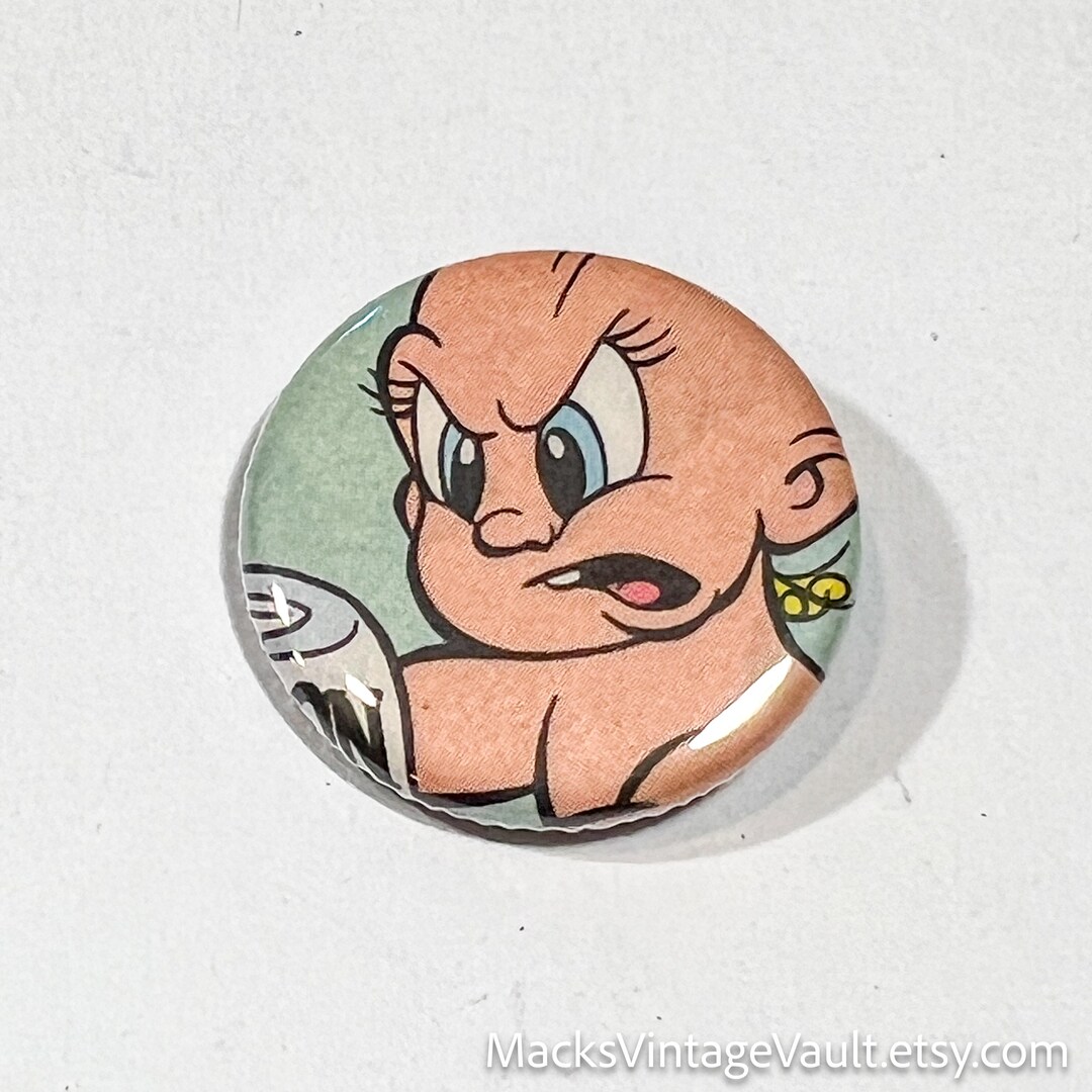 BABY HERMAN, Who Framed Roger Rabbit - 1.25" Pinback Button - Retro One ...