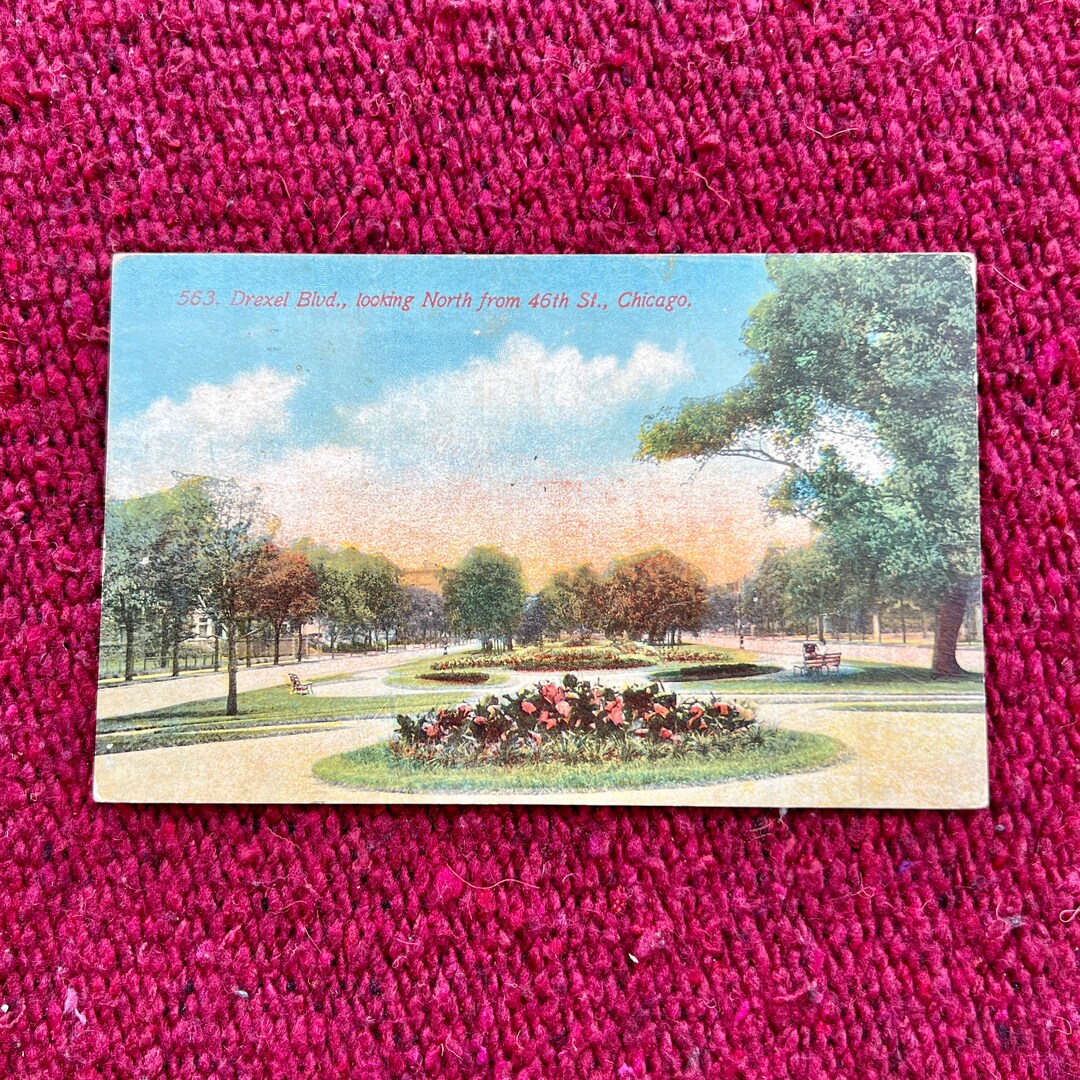 Vintage Chicago Postcard (used 1913) - Approx. 3.5"x5.5" - Drexel ...