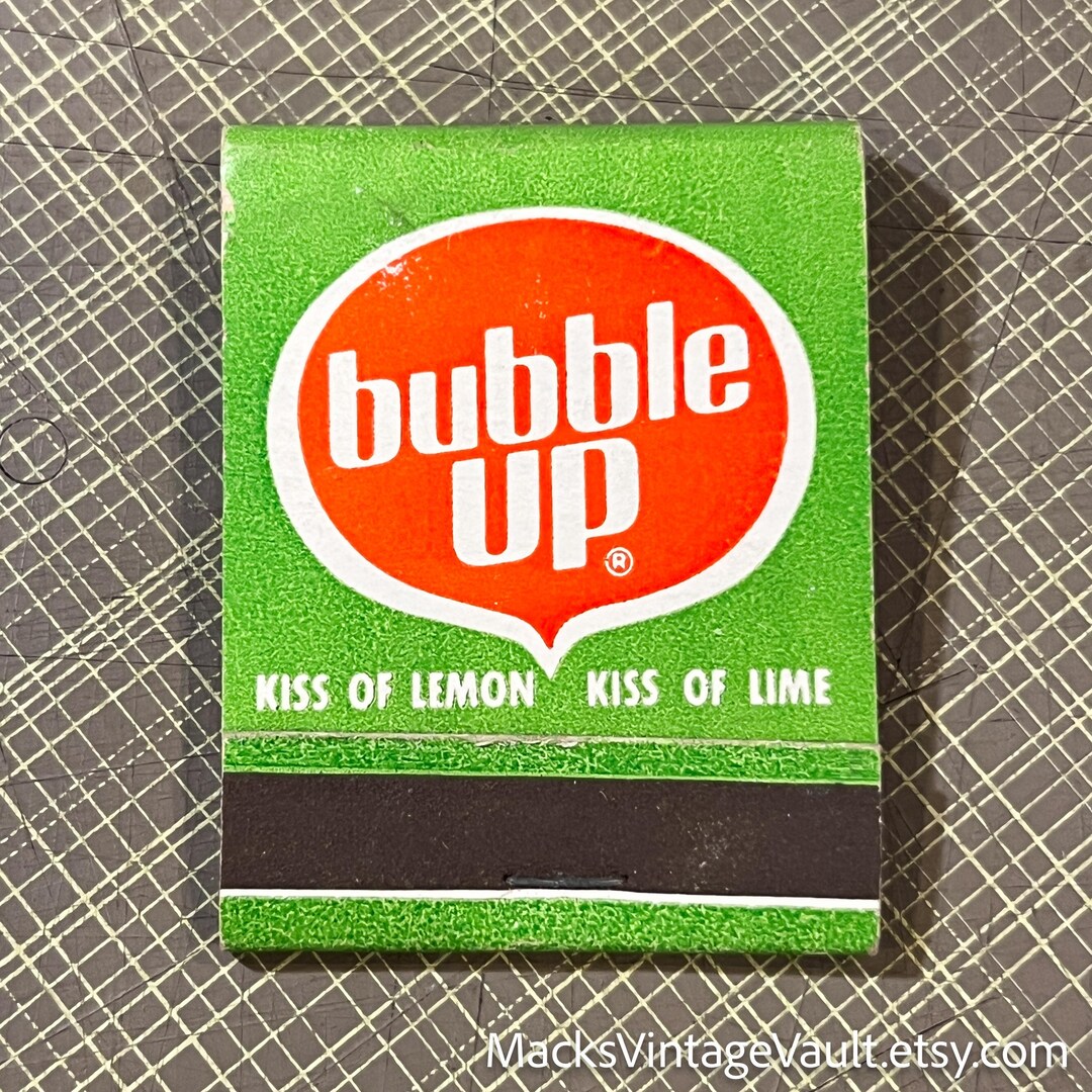 BUBBLE UP, Double Cola, Kewaunee, Wisconsin - Vintage Matchbook ...