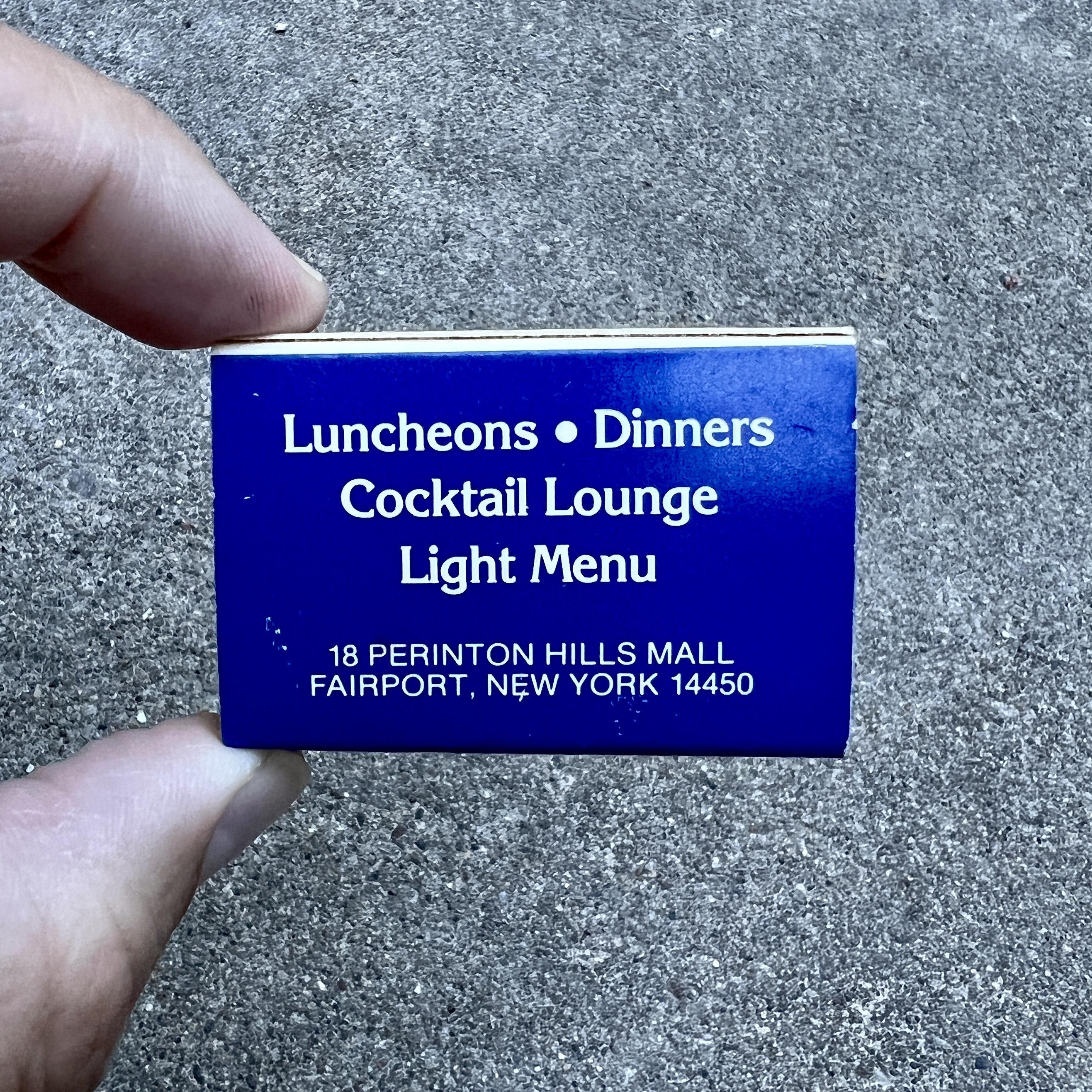 Vintage New York Matchbox Vintage Bar Matches Daniel's Restaurant ...