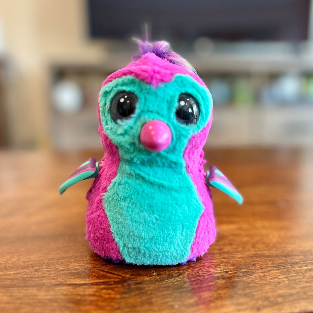 Hatchimals Penguala, Pink and Teal Electronic Toy in Working Condition ...