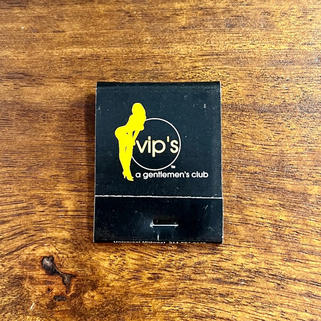 Vintage Chicago Matchbook Vintage Bar Matches Vip's - Etsy