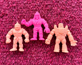 Vintage M.U.S.C.L.E. Men Action Figures Set of 3 Vintage - Etsy